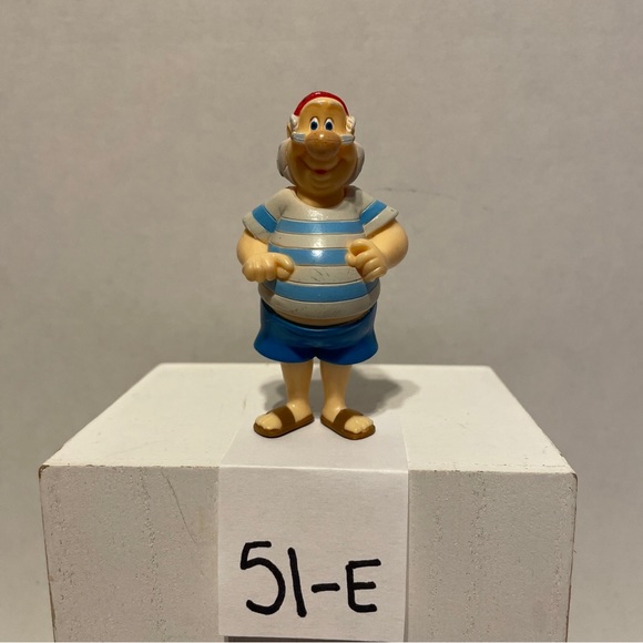 Disney | Toys | Vintage Disney Park Exclusive Mr Smee 3 Toy Figure Cake Topper Rare Peter Pan ...